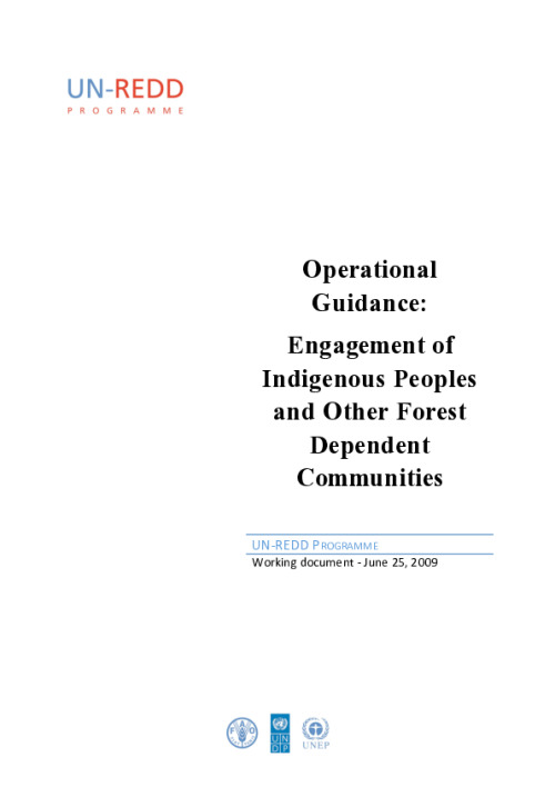 Operational Guidance: Engagement of IPs and Other Forest Dependent ...